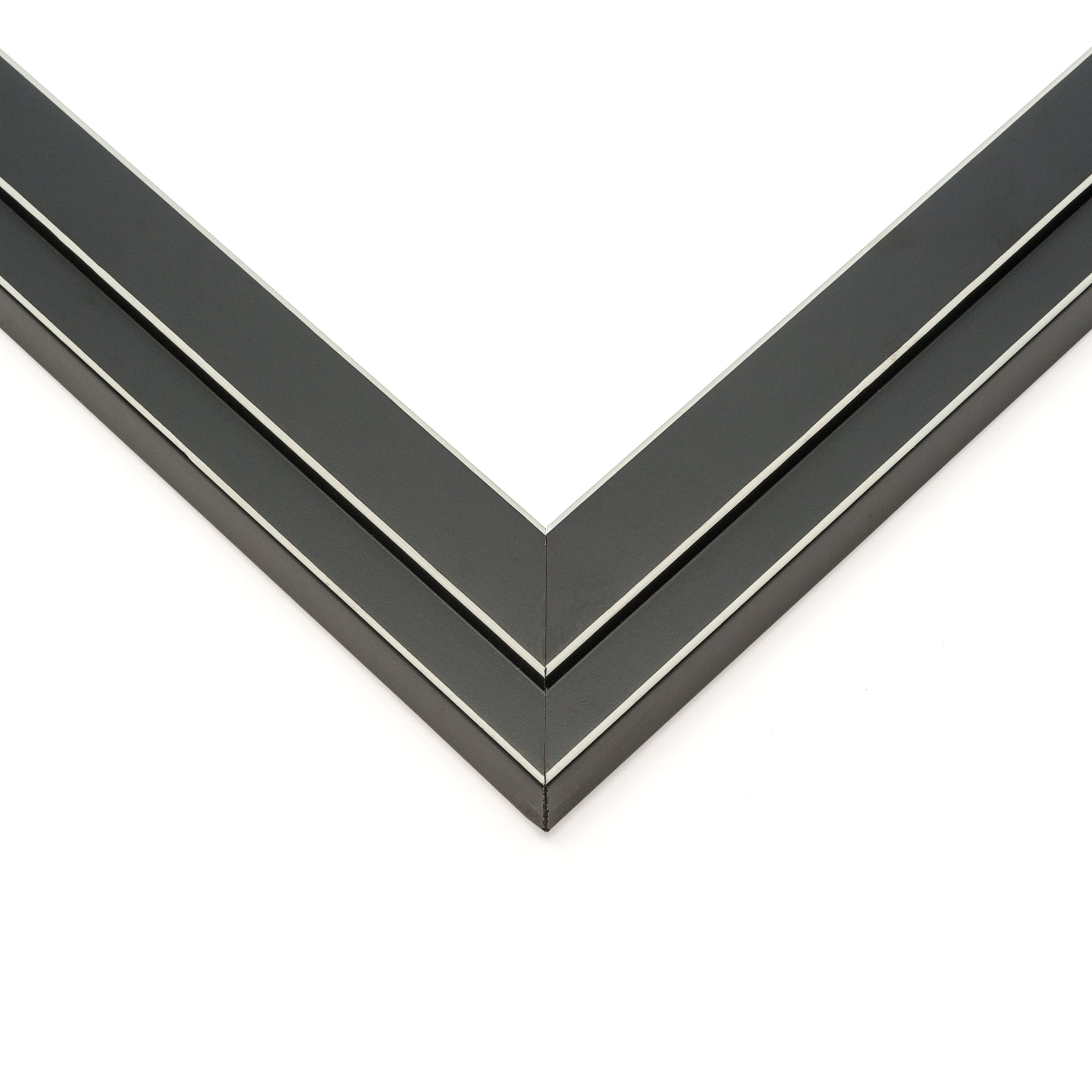 12x5 Frame Black Real Wood Picture Frame Width 1.25 inches | Interior ...