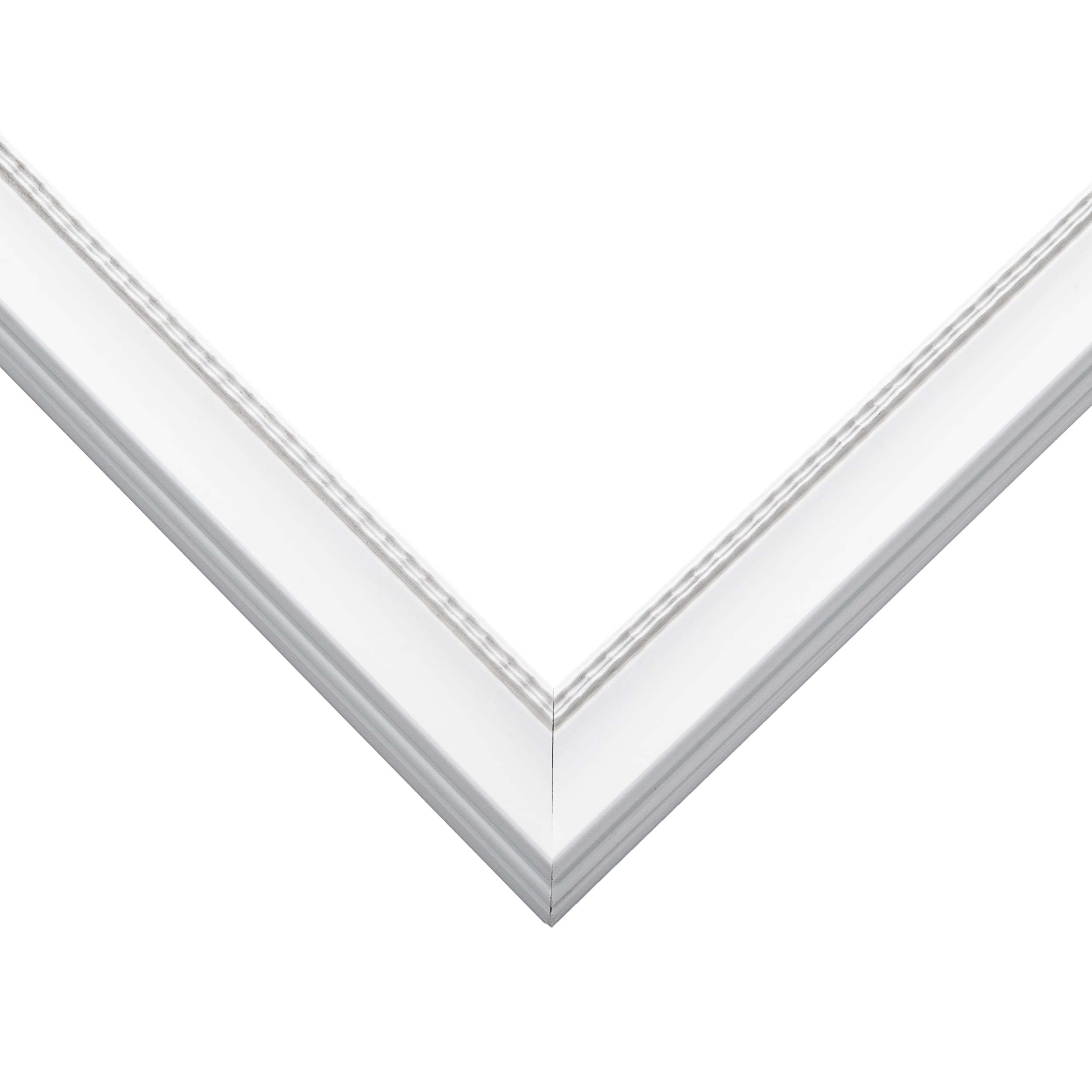 12x5 Frame White Real Wood Picture Frame Width 1.25 inches | Interior ...