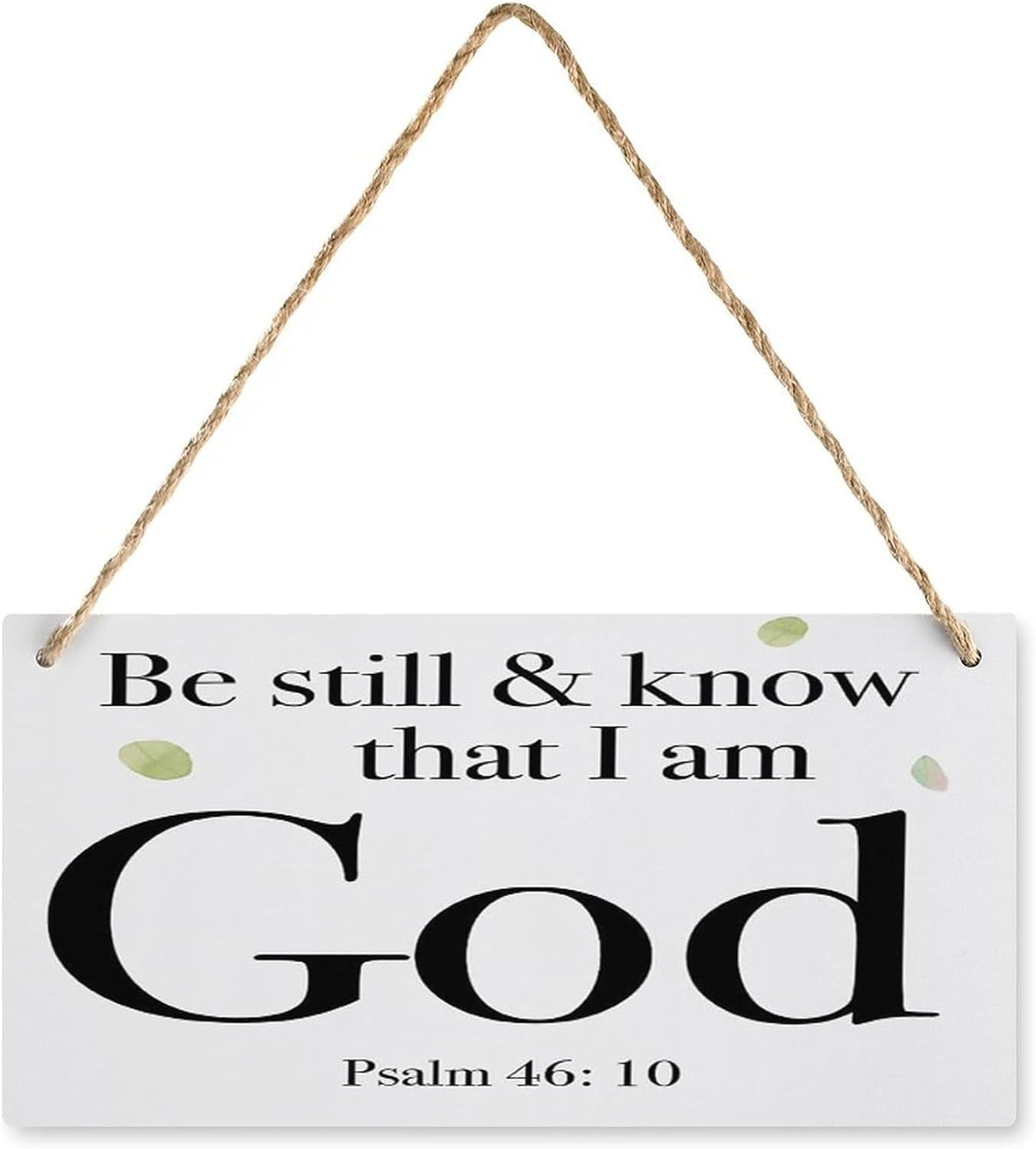 12x6 Inch Christian Decorative Signs Plaques Hanging Rustic Wall Decor ...