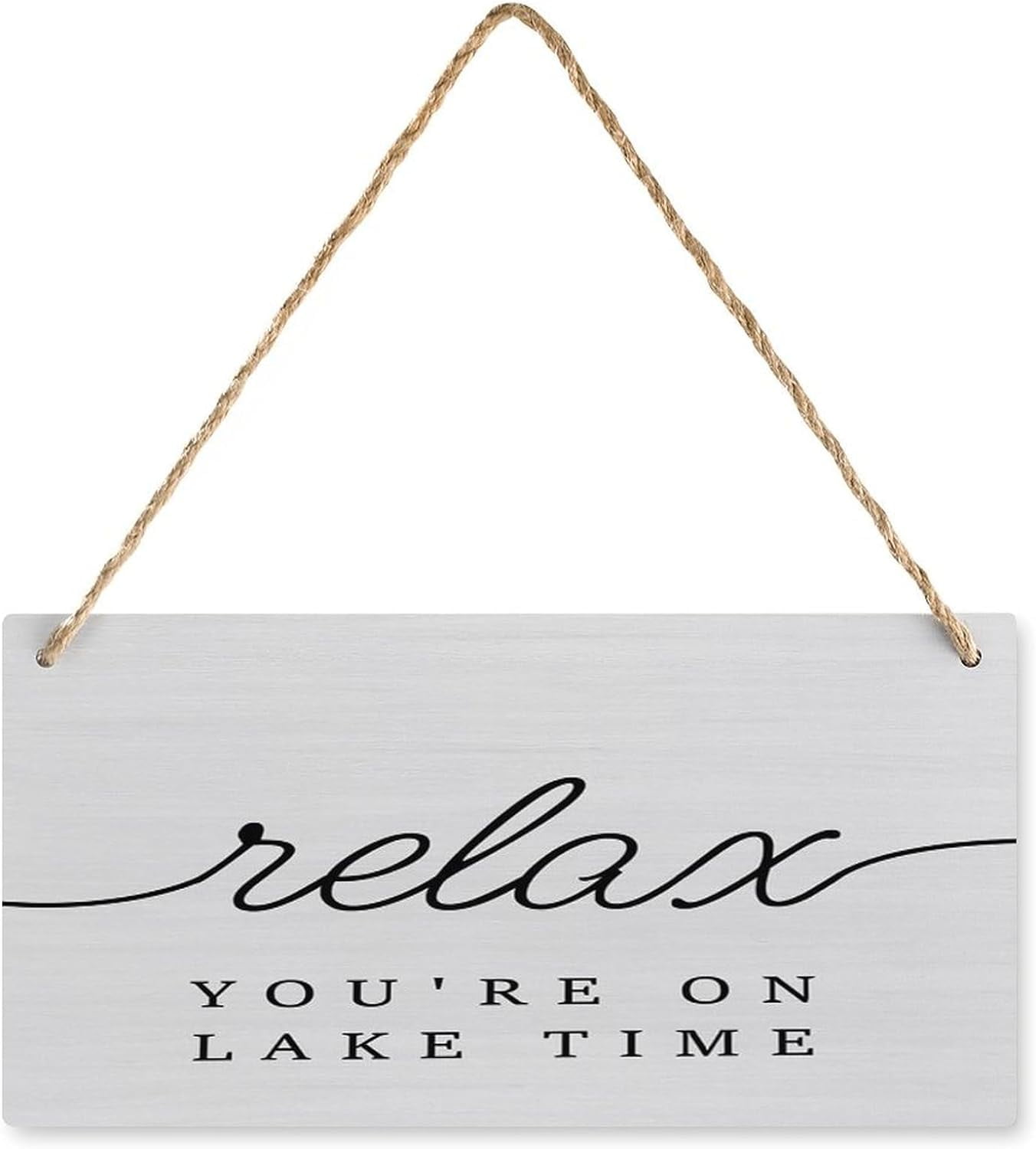 12x6 Inch Lake Wood Sign Decor Sign Lake House Relax Quote Wooden ...