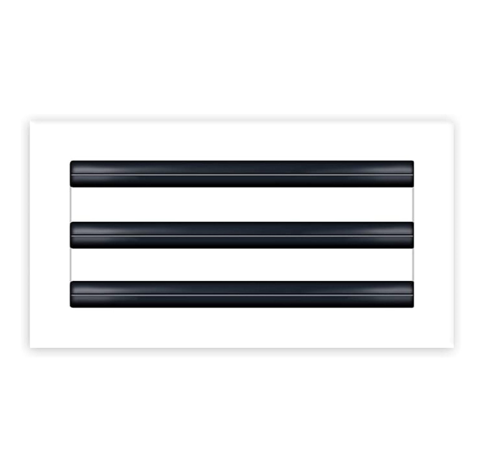 12x6 White Modern Vent Cover - Decorative - Standard Slot Diffuser ...