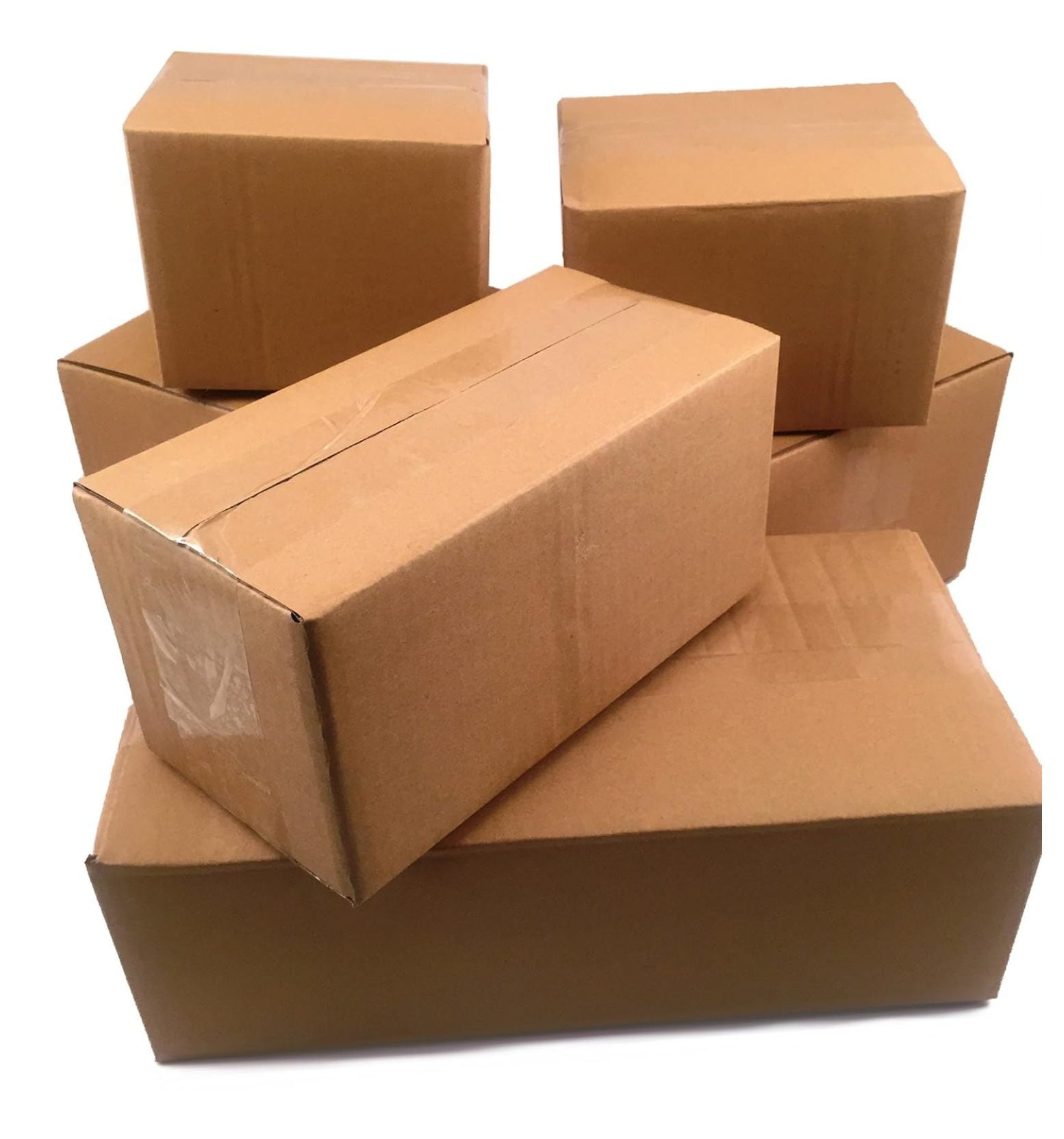 12x6x4 Corrugated Shipping Box Packing Carton - 75 Count - Walmart.com