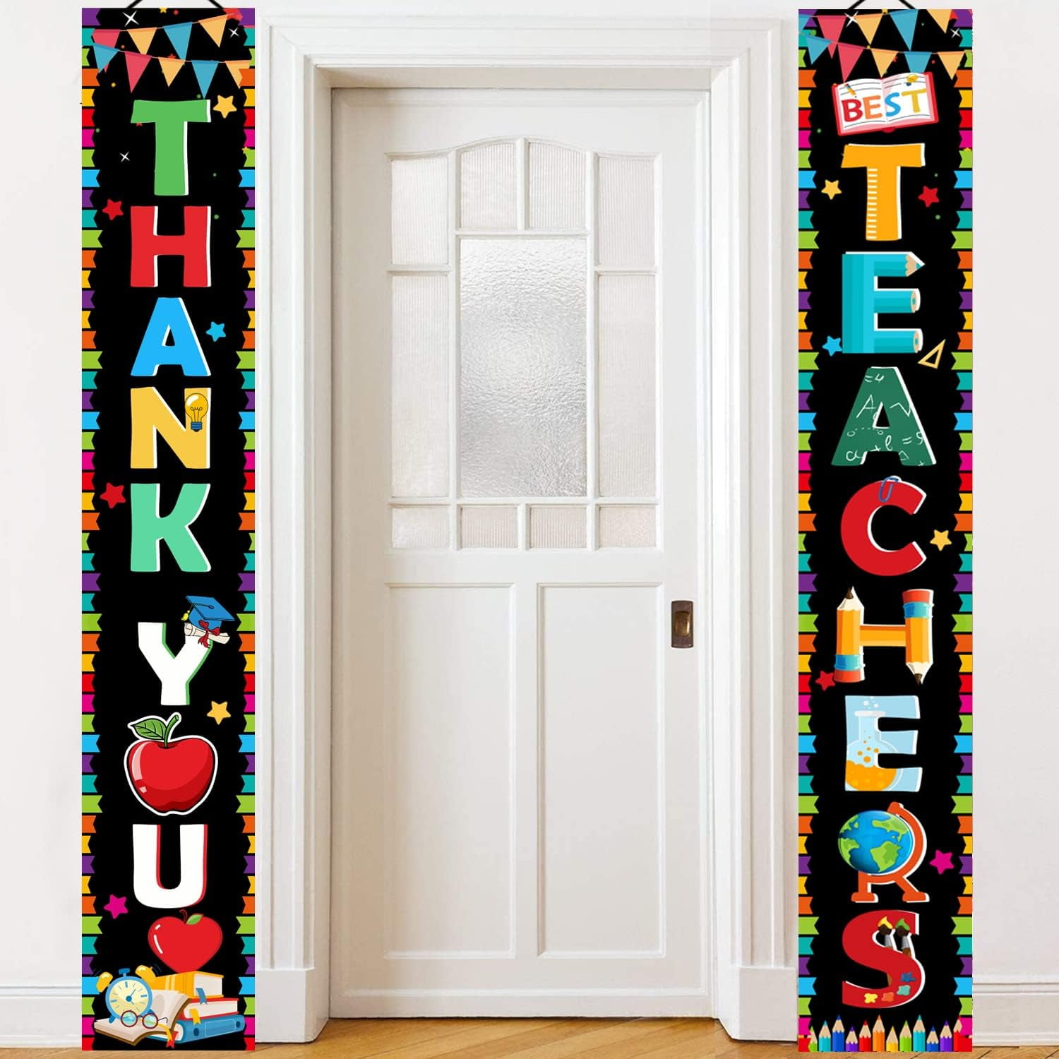 12x71in Thank You Teachers Banner, Teacher Appreciation Decorations ...