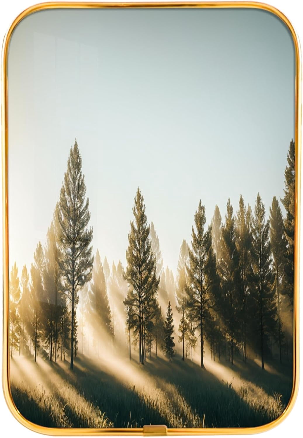 12x8 In Framed Morning Sunrise Picture Prints of Nice Sunshine Peeking ...