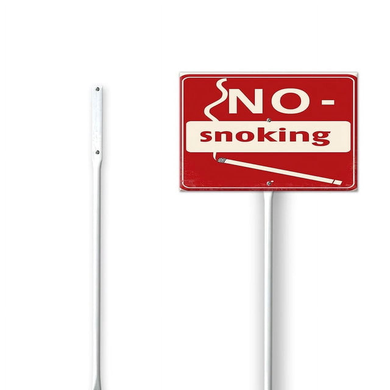 12x8 IN No Smoking Sign,No Smoking Vaping of Any Kind Signs,Weather ...