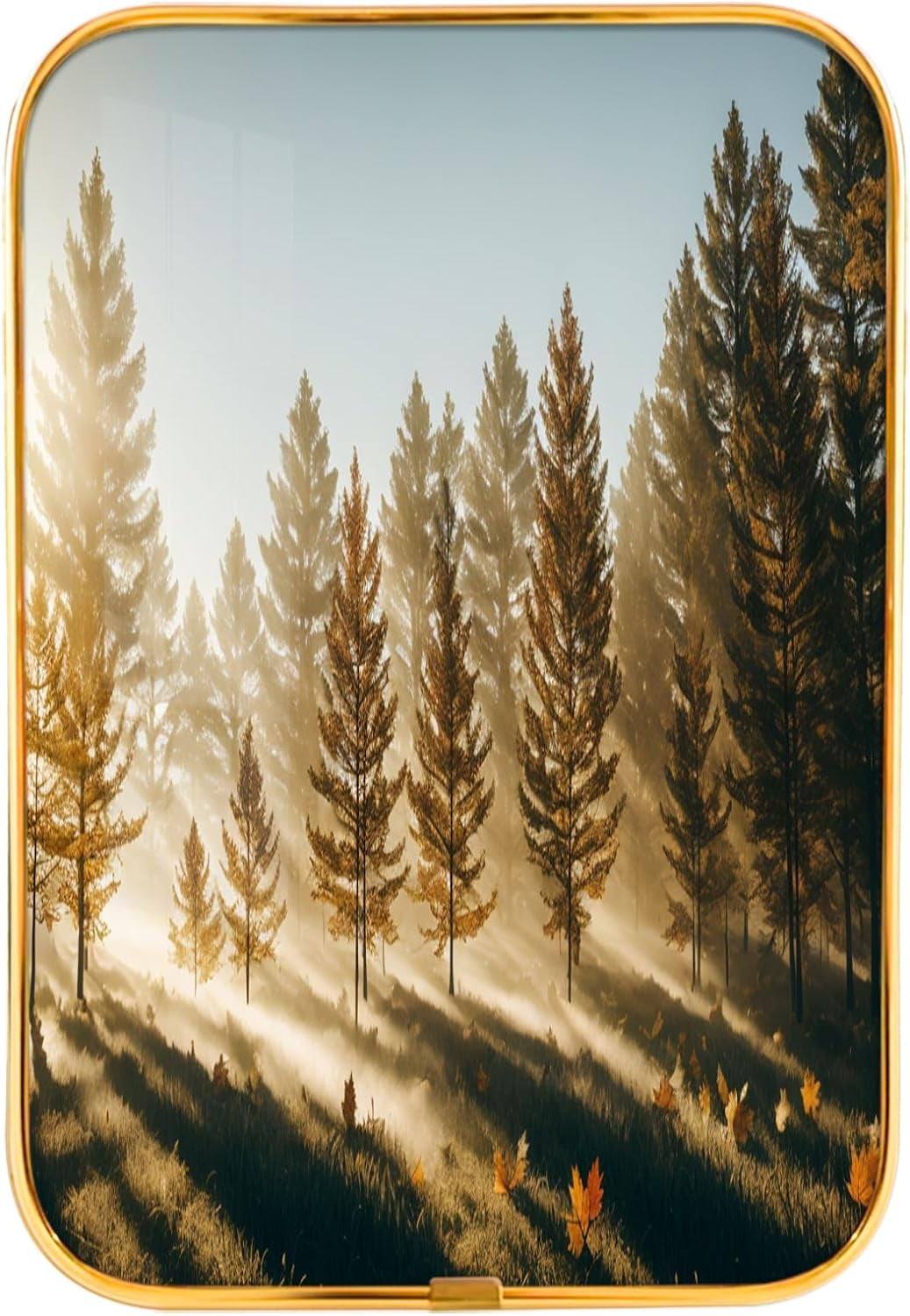 12x8 In Framed Forest Sunrise Wall Art Decor Great Smoky Mountains ...