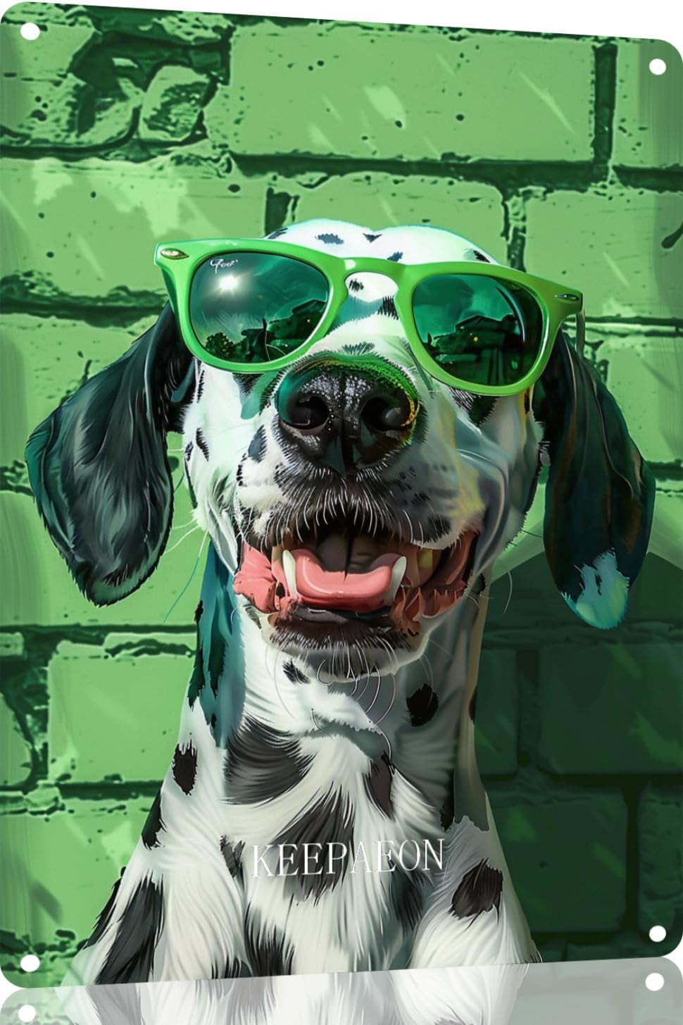 12x8 IN Retro Dalmatian Metal Tin Sign Vintage Farmhouse Wall Decor For ...