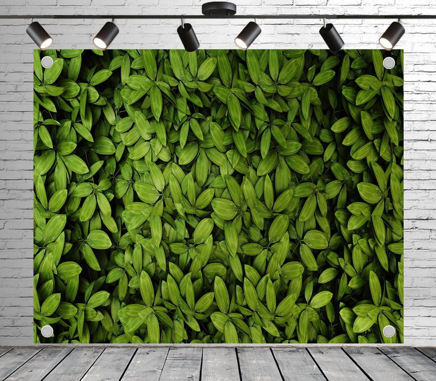 12x8ft Green Backdrop Lush Leafy Photo Backdrop Garden Background ...