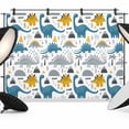 12x8ft Photo Backdrop, Cartoons Dinosaurs Soft Polyester Backdrop ...