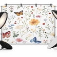 12x8ft Photo Backdrop, Spring Blossom Floral Soft Polyester Backdrop ...