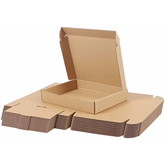 12x9x2 inch Shipping Boxes Bulk 25 Pack Brown, Tab Lock Tuck Top Mailer ...