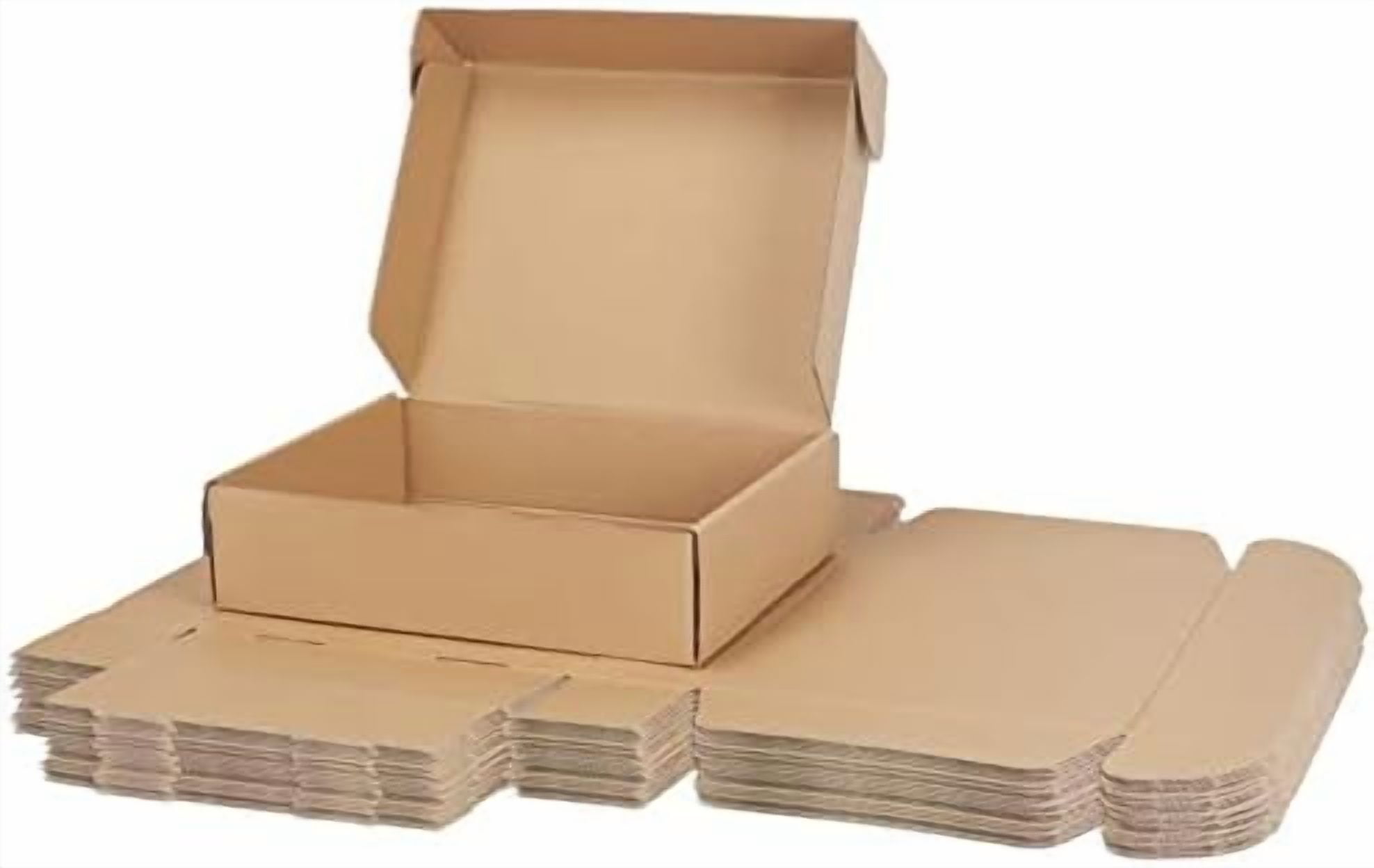 12x9x3 inch Shipping Boxes Bulk 20 Pack Brown, Tab Lock Tuck Top Mailer ...