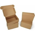 12x9x4 inch Shipping Boxes 6 Pack Brown, Tab Lock Tuck Top Mailer Boxes ...