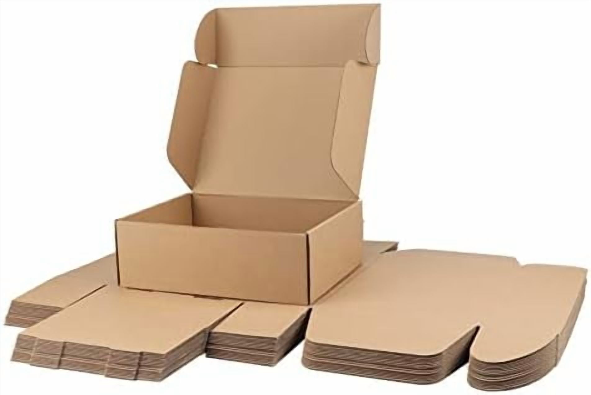 12x9x4 inch Shipping Boxes Bulk 20 Pack Brown, Tab Lock Tuck Top Mailer ...