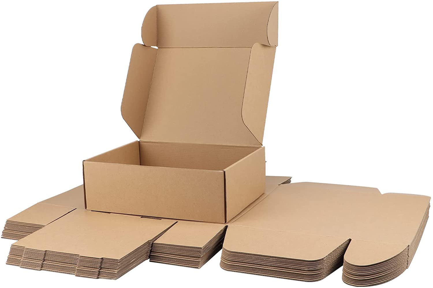 12x9x4 inch Shipping Boxes Bulk 20 Pack Brown, Tab Lock Tuck Top Mailer ...
