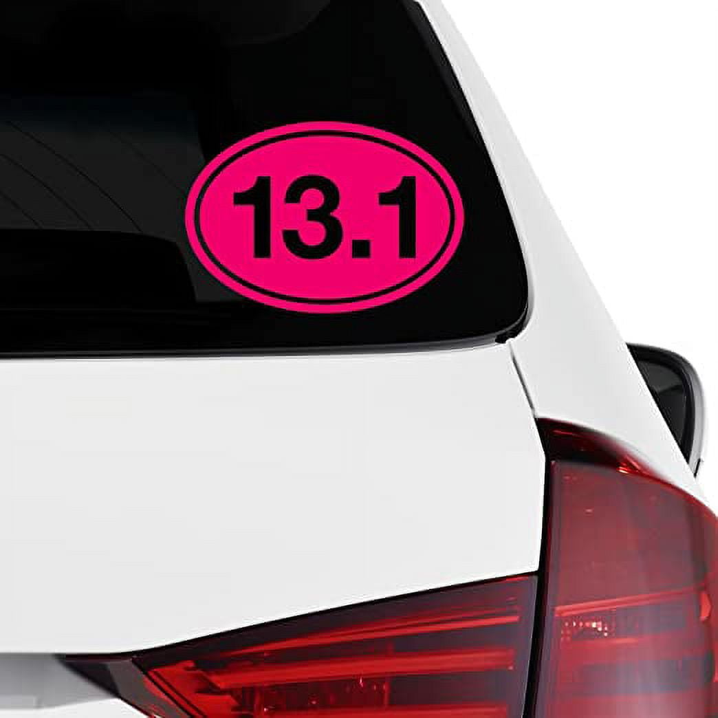 13.1 10K Running Euro Oval - Vinyl Car Decal Sticker #1764 | Vinyl ...