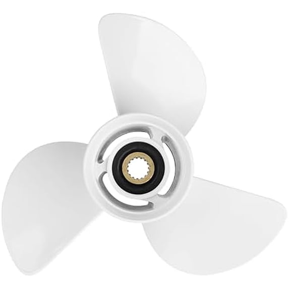 13 1/4x17 -K Aluminum Outboard Propeller Compatible with Yamaha ...