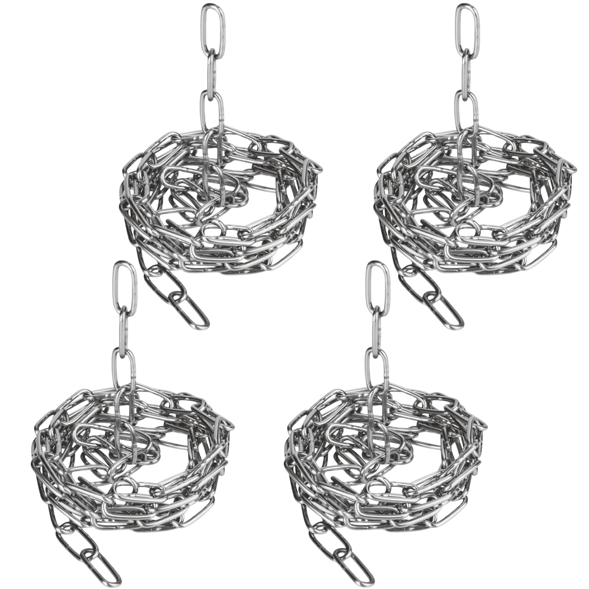 13.1 feet Stainless Steel Coil Chain Link,QZS Metal Safety Chain,Proof ...