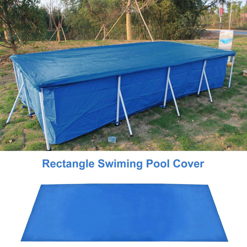 13.12×6.92FT Pool Cover Rectangular Heavy-Duty Winter Pool Cover ...