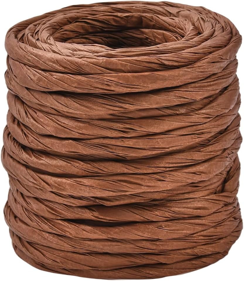 13.12 Yards Raffia Wrapping Ribbon Raffia Paper Craft Rope Coconut ...