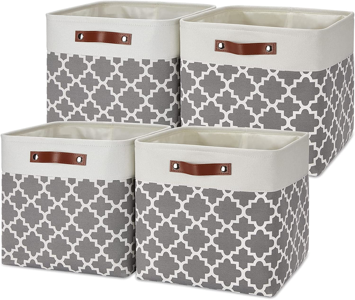 13×13×13 Foldable Storage Cube Baskets Fabric Cube Storage Basket for ...