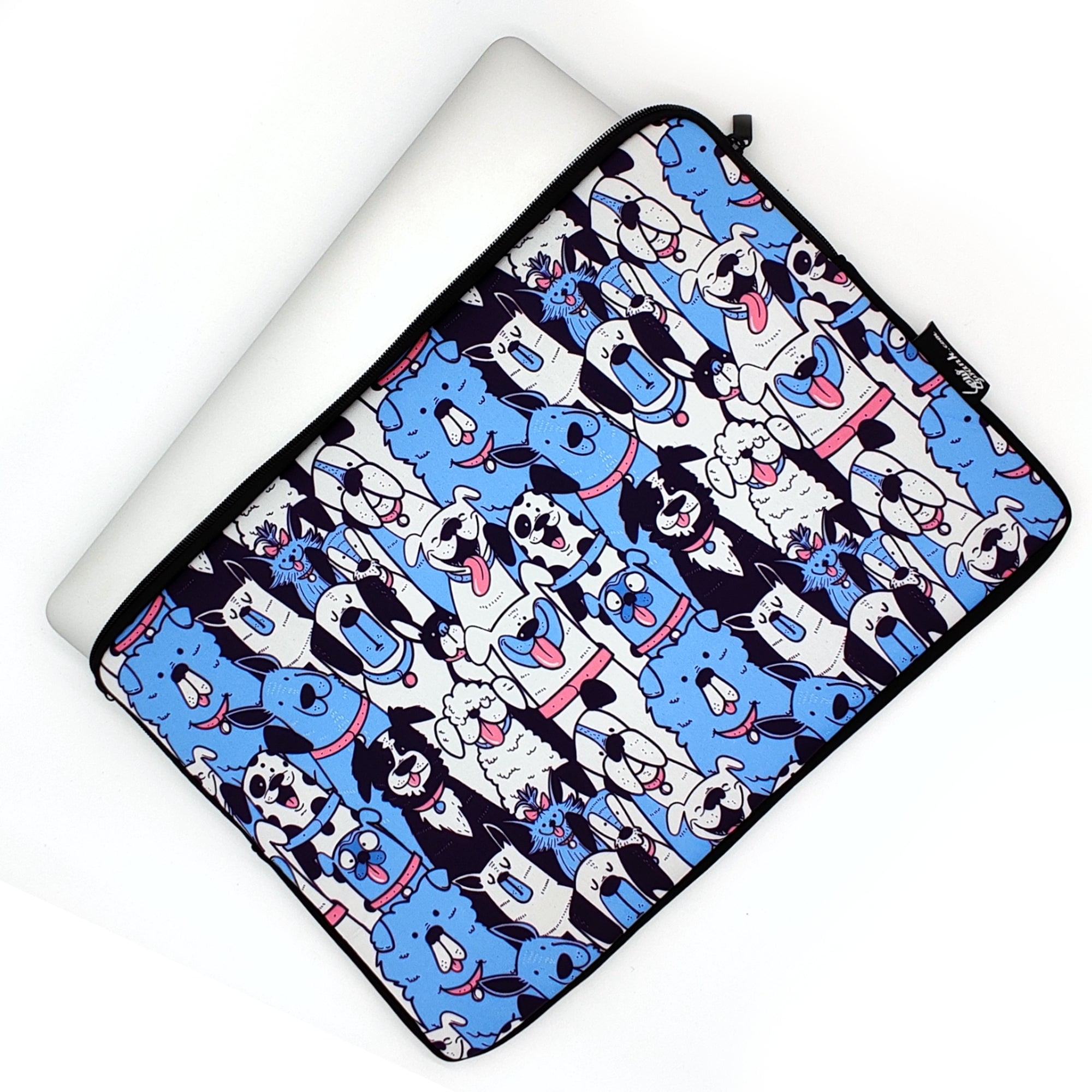 13-15 Inch Dogs Print Laptop Sleeve Case/Water-Resistant Neoprene ...