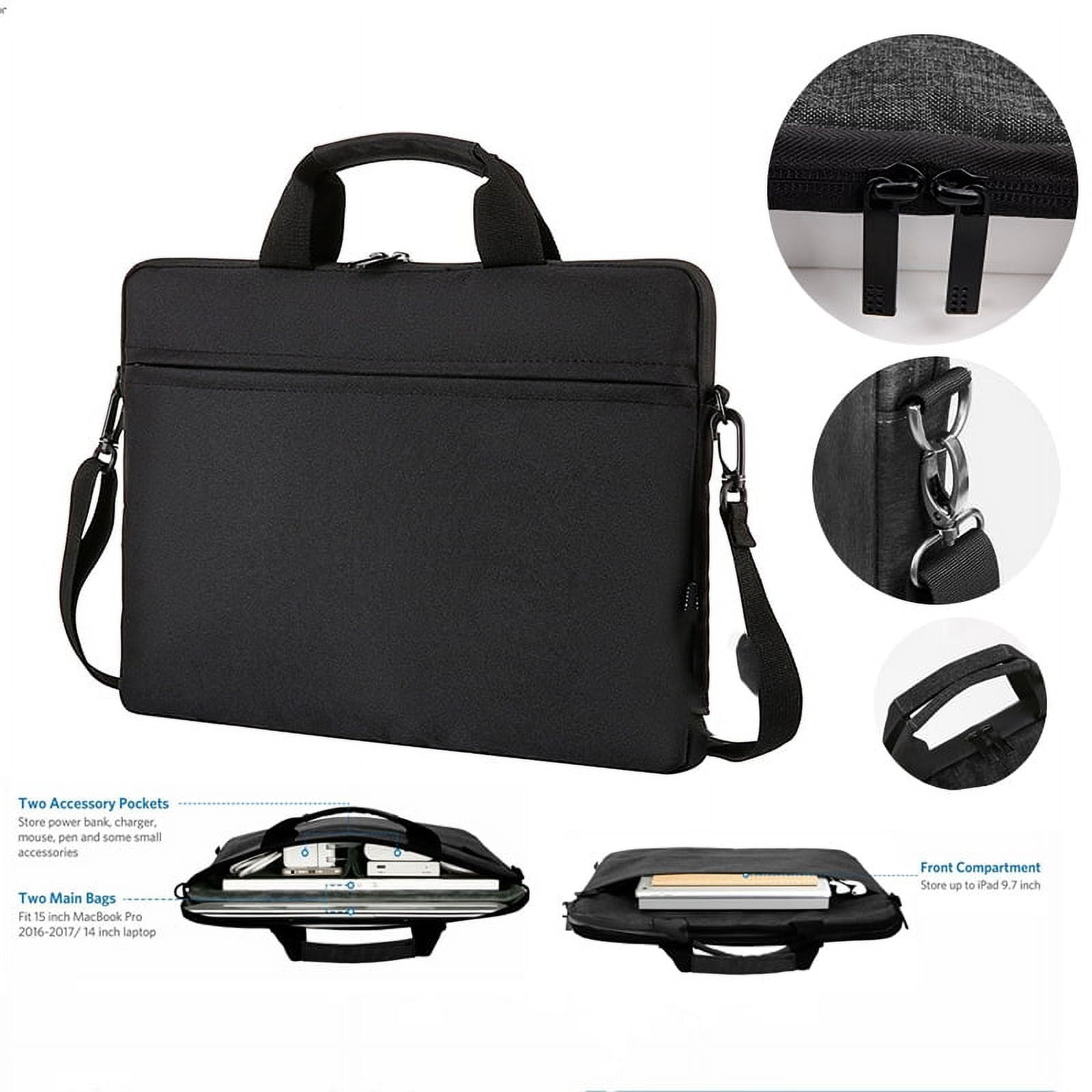 13-15 inch Laptop Case, Laptop Shoulder Bag, Multi-functional Notebook ...