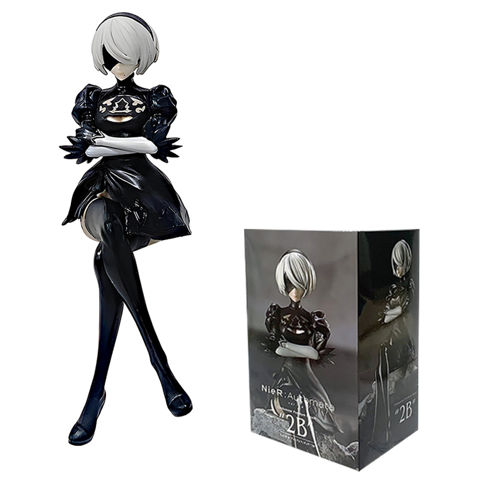 13-15CM NieR:Automata Yorha No. 2 Type B PVC No. 9 Type S Anime Action ...