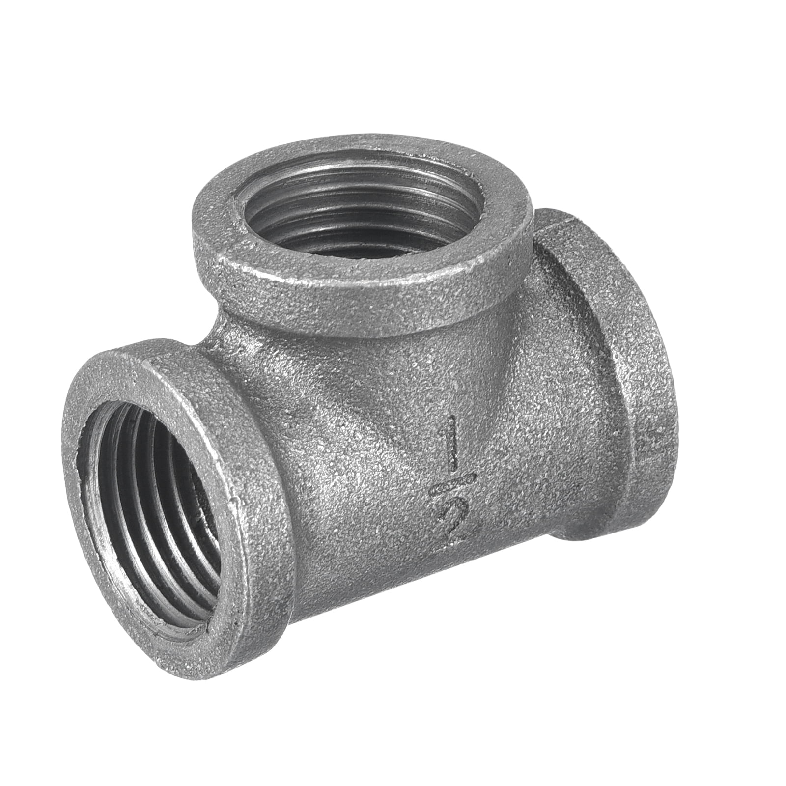 13/16"(20mm) Tee Pipe Fitting, Malleable Cast Iron Threaded Pipe ...