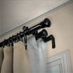 Central Design Products 13/16 inch Triple Curtain Rod Set 28-48 inch ...