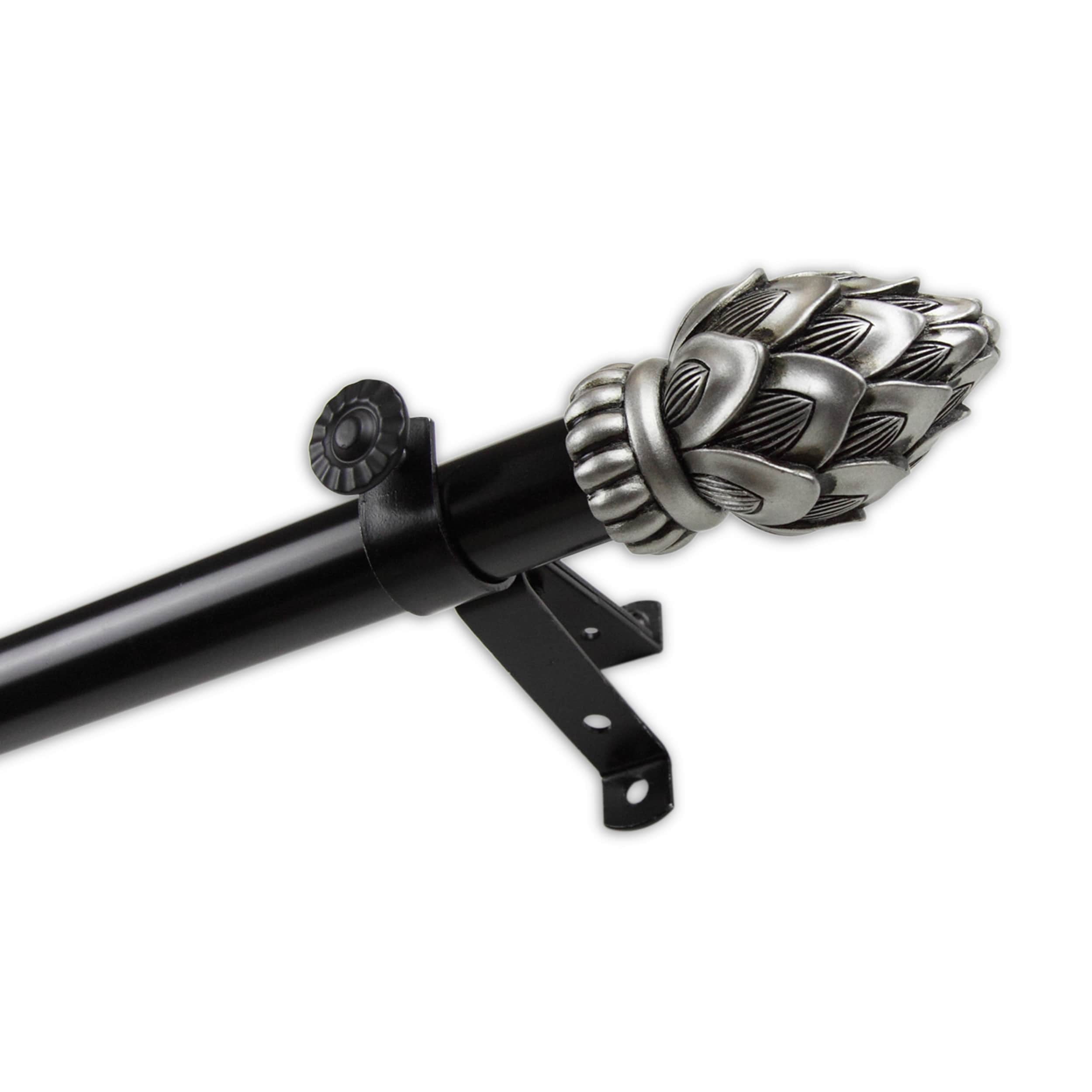 13/16" Two Tone Ornate Collection Curtain Rod - Walmart.com