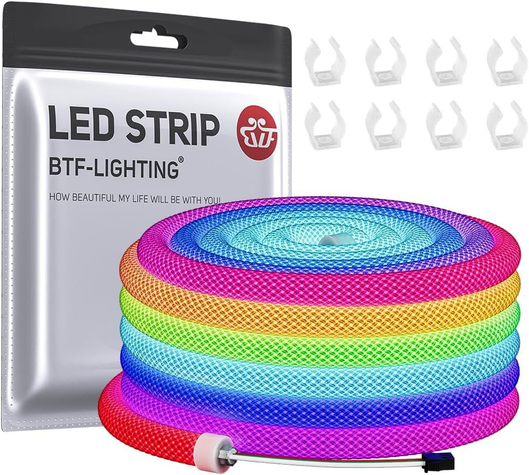 13.1FT WS2811 WS2812B IC RGB 360 Degree Circular Reticulate Pattern ...