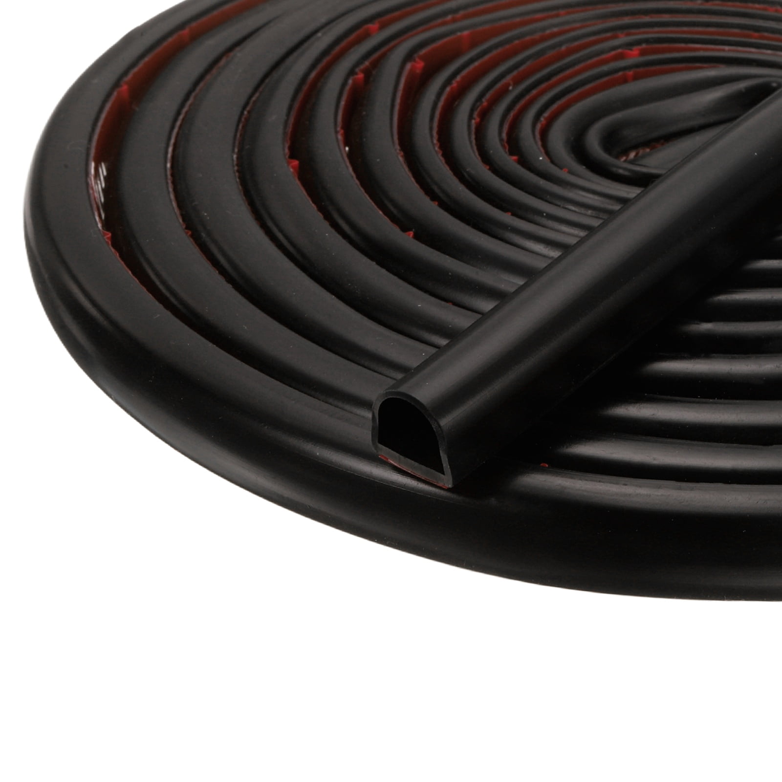 13.1Ft x 9/16" Weather Stripping Door Seal, Silicone Self-Adhesive Door ...