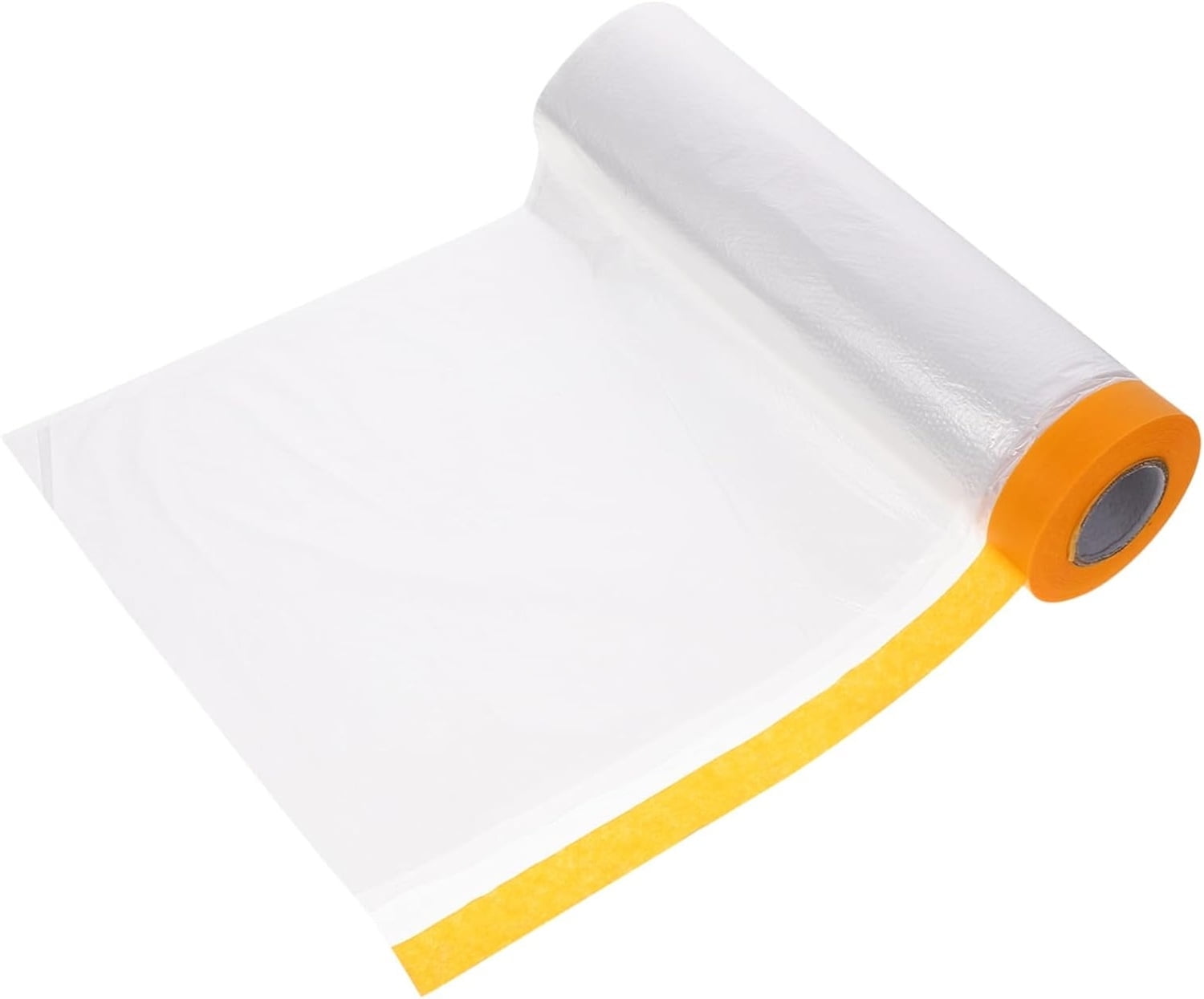 QZS 13.1x65.6Ft Plastic Sheeting Masking Film,1Pc Pre-Adhesived Dust ...