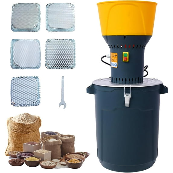 13. 2 Gallons Mill Corn Grinder, 50L Electric Grain Mill Grinder, Grain ...