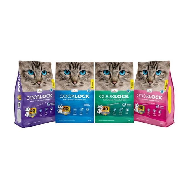 13.2 lbs Odorlock Baby Powder Cat Litter - Walmart.com