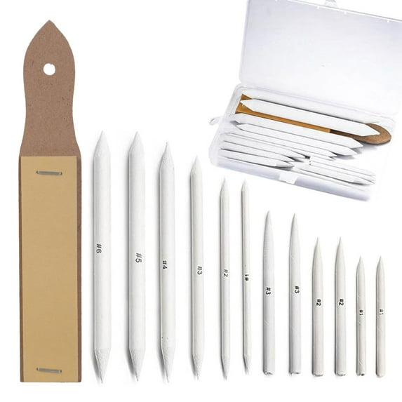 13/20Pcs Double-tip Blending Stumps Tortillions Set Art Sketching Tool ...