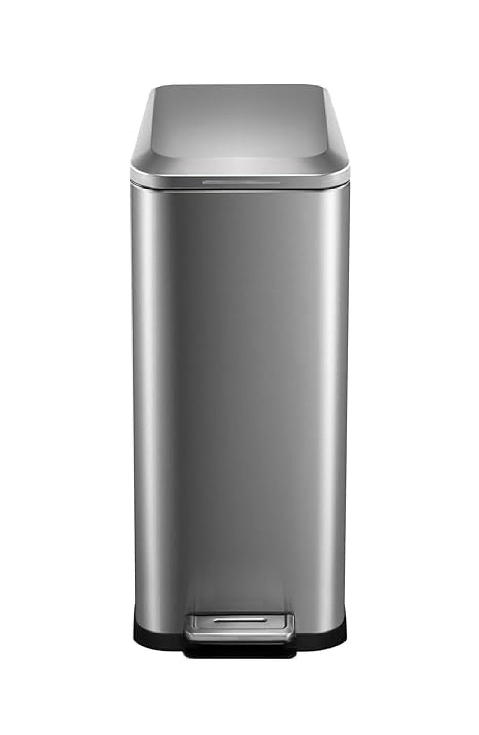 13.2Gal/50L Kitchen Trash Can - Slim Stainless Steel Fingerprint-Proof ...