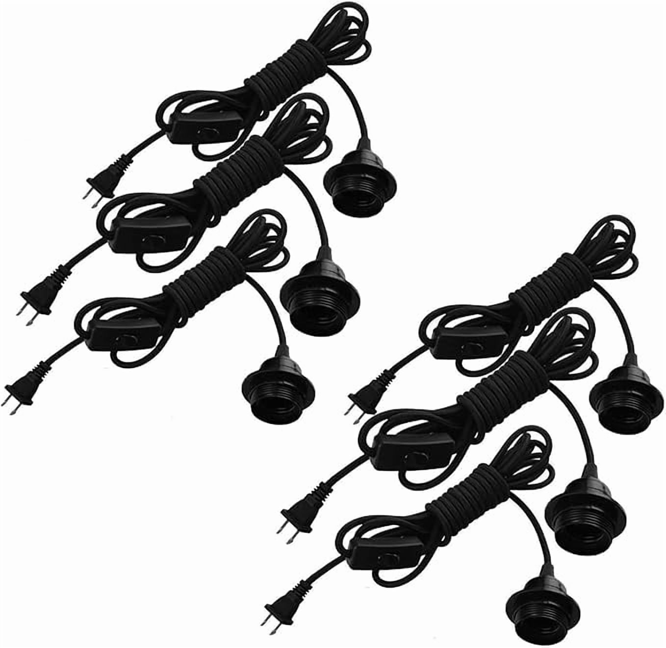 13.2ft Plug in Hanging Light Kit Pendant Light Cord for Standard Medium ...