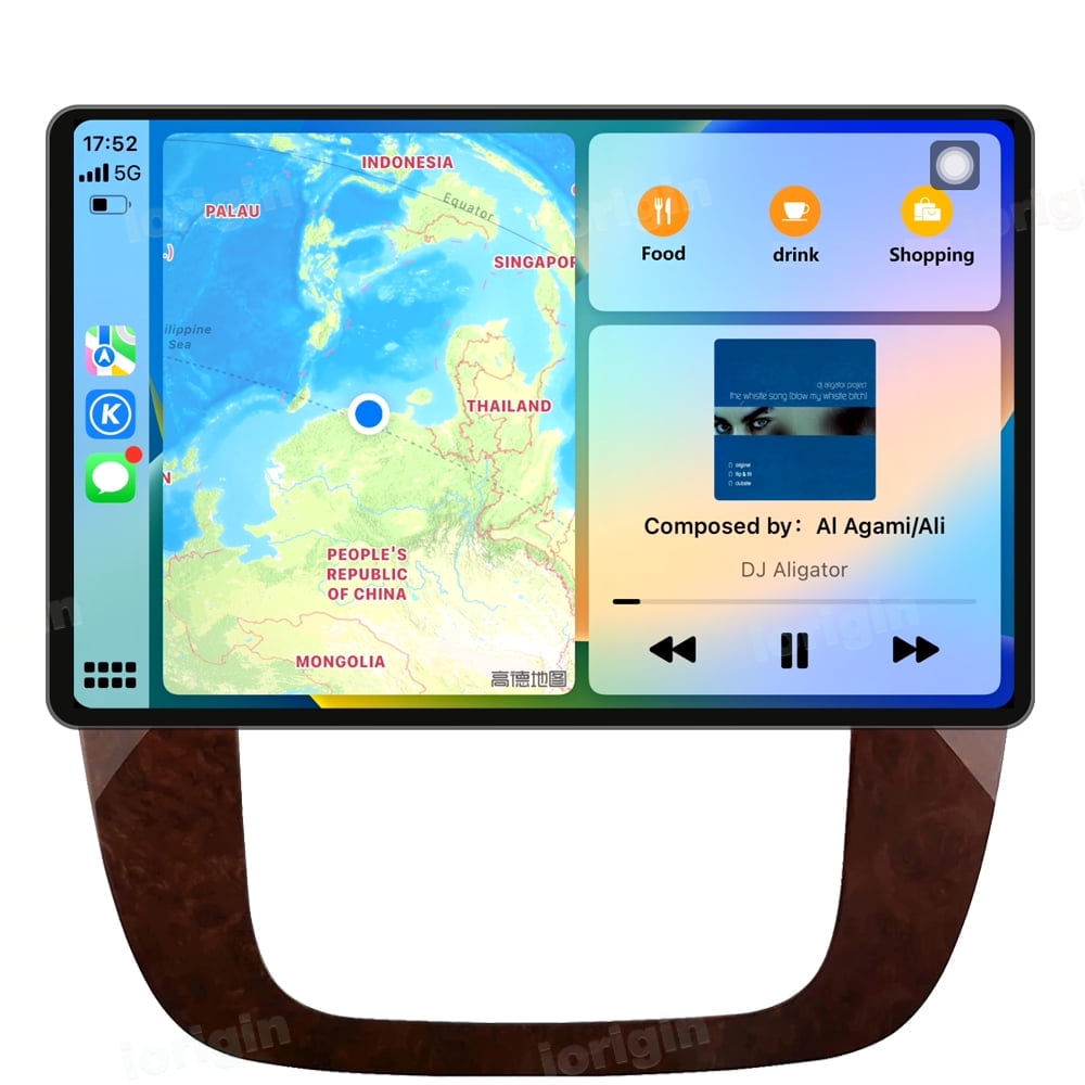 "13.3"" Android 12 CarPlay Stereo for 07-12 GMC Yukon, Tahoe, Suburban ...