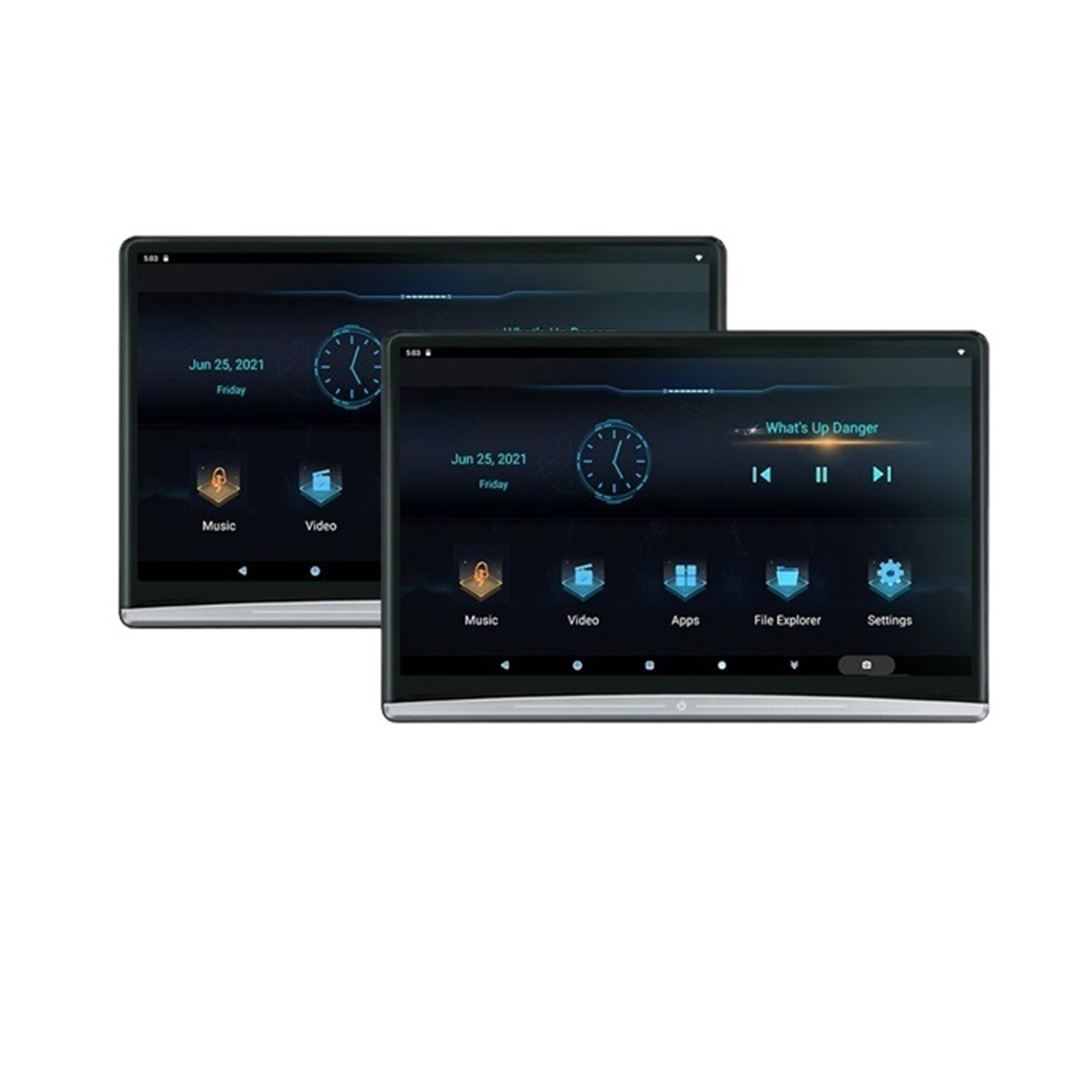 13.3 Inch Car TV Headrest Monitor Touch Screen 4K 1080P Automobile Rear ...