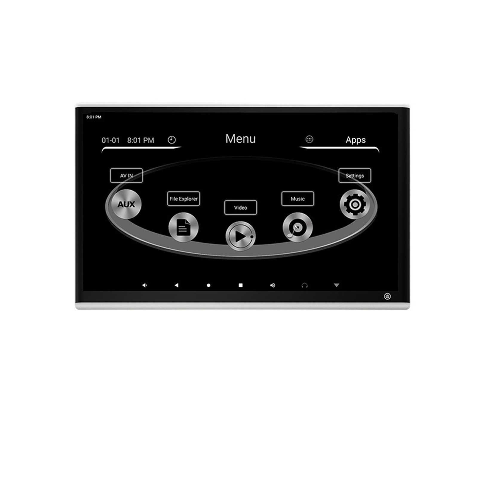 13.3 Inch Headrest Monitor IPS Touch Screen Car Rear Seat Entertainment ...