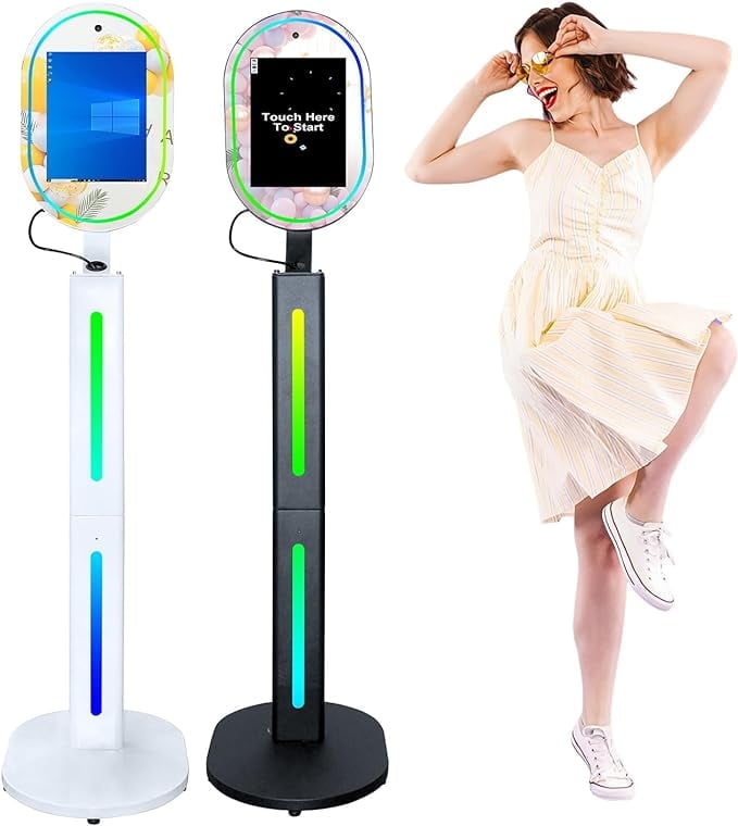 13.3 Inch Portable Mirror Photo Booth with HD Camera Magic Mirror ...