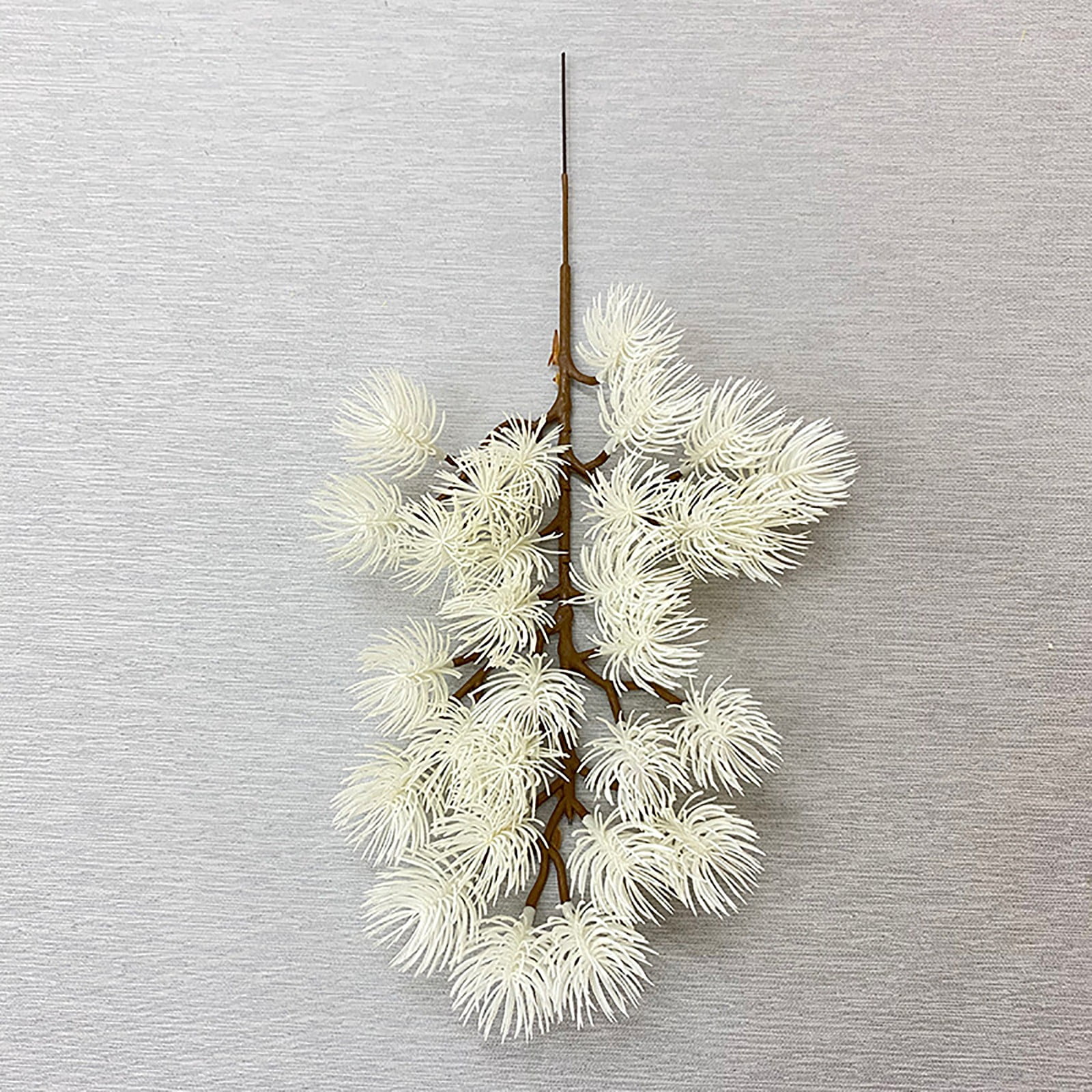 13.4" Artificial Pine Branches and Leaves, Christmas Faux Cedar Stems ...