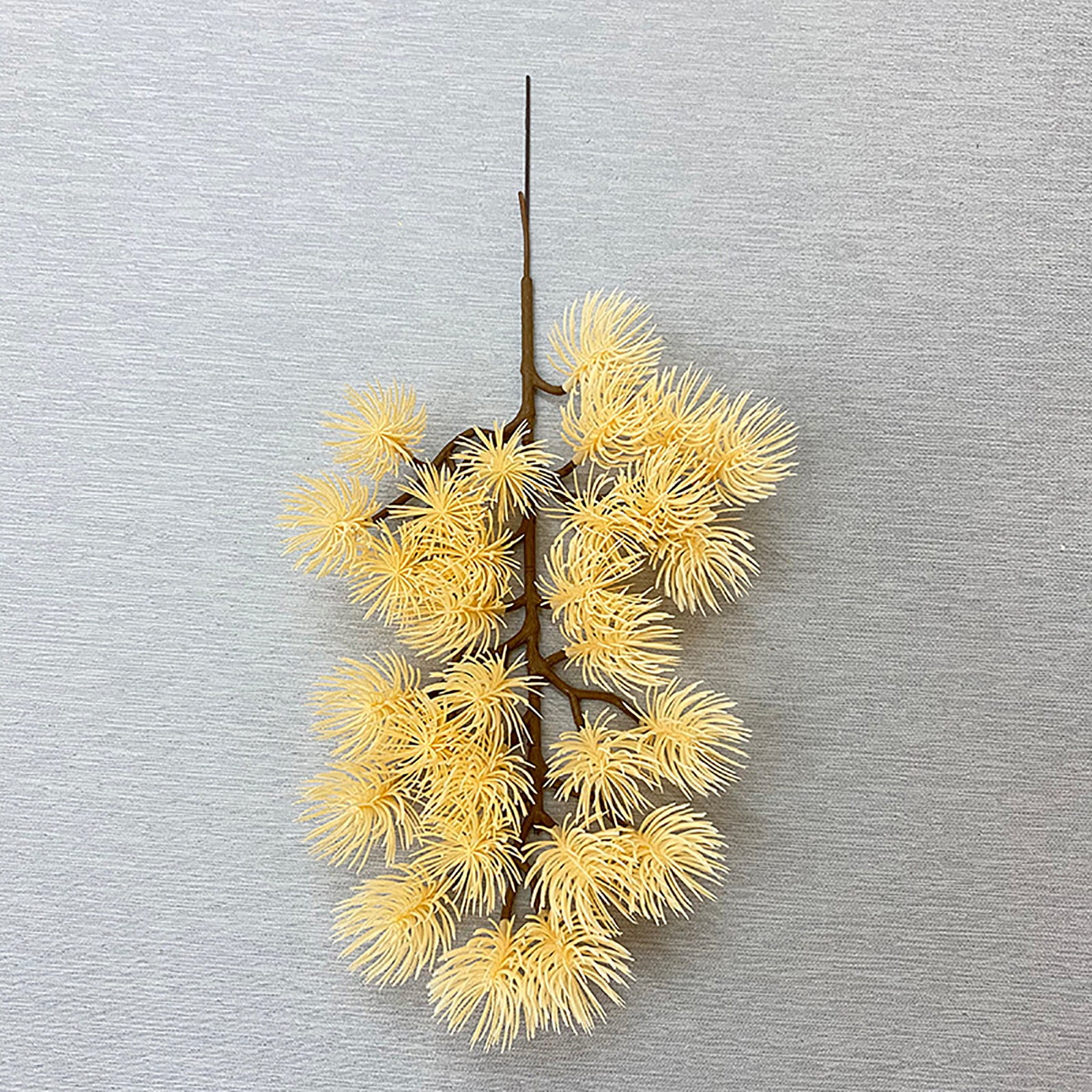 13.4" Artificial Pine Branches and Leaves, Christmas Faux Cedar Stems ...