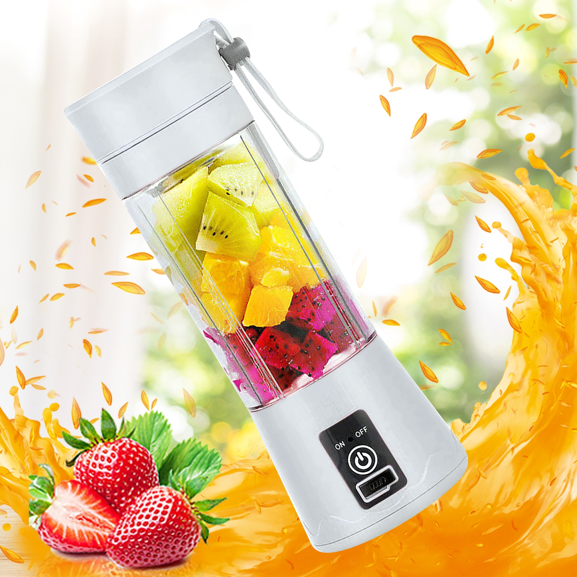 13.4 Oz Portable Blender USB Rechargeable Personal Size Blender for ...