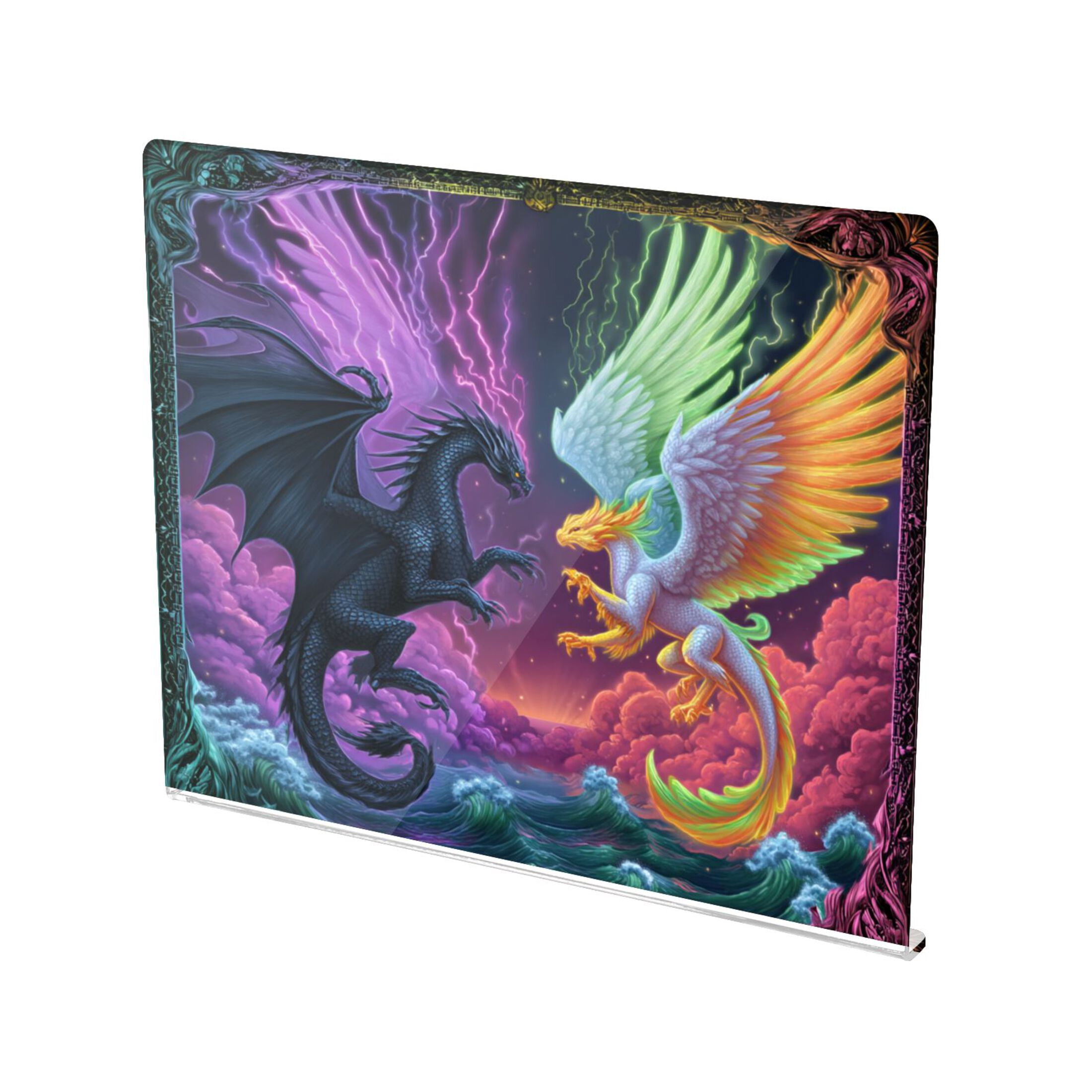 13.4" x 16.5" Food-Grade Acrylic Cutting Board Non-Slip Kitchen ...