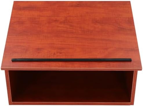 13.5" H Wooden Portable Tabletop Podium Stand, Angled Surface Table Top ...