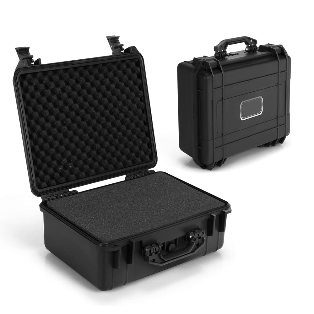 13.5-Inch Hard Case, Multi-Purpose Small Camera Dry Box with Press and ...