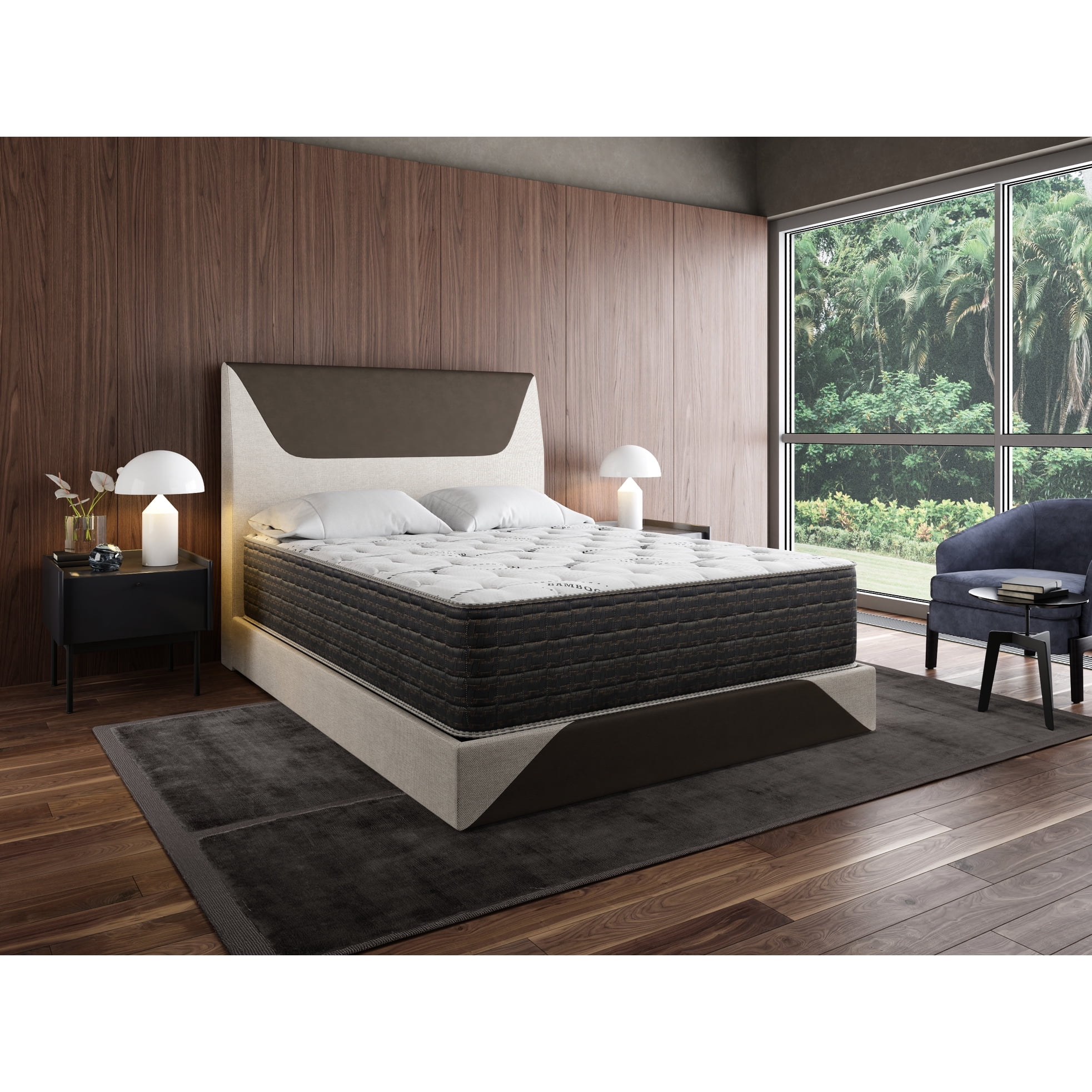 13.5" King Size Mattress With Quad Coil Spring System And Dream Flex ...